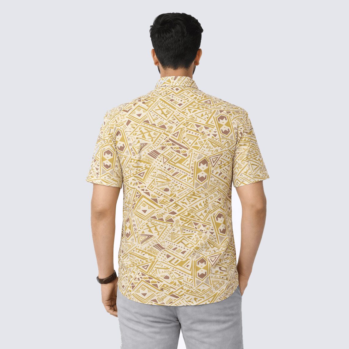 Arong Half Sleeve Cotton Shirt | Bunonika-36